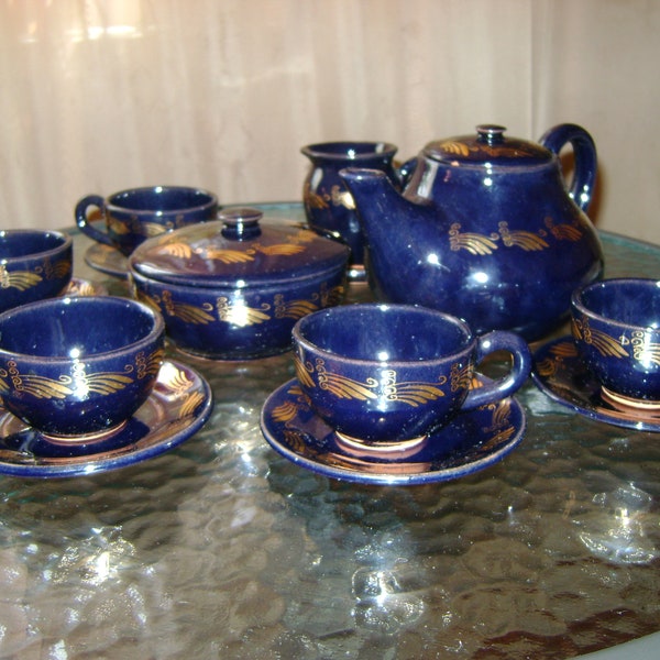 Gold Plated Tea Set - Etsy