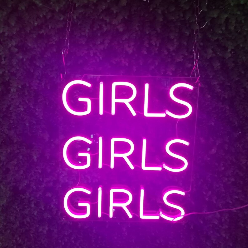 Girls neon sign. custom neon sign. led neon lights | Etsy