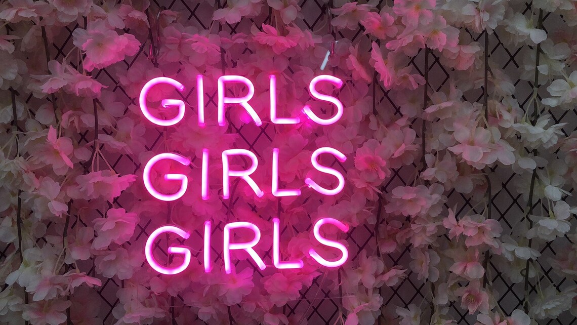 Girls neon sign. custom neon sign. led neon lights | Etsy
