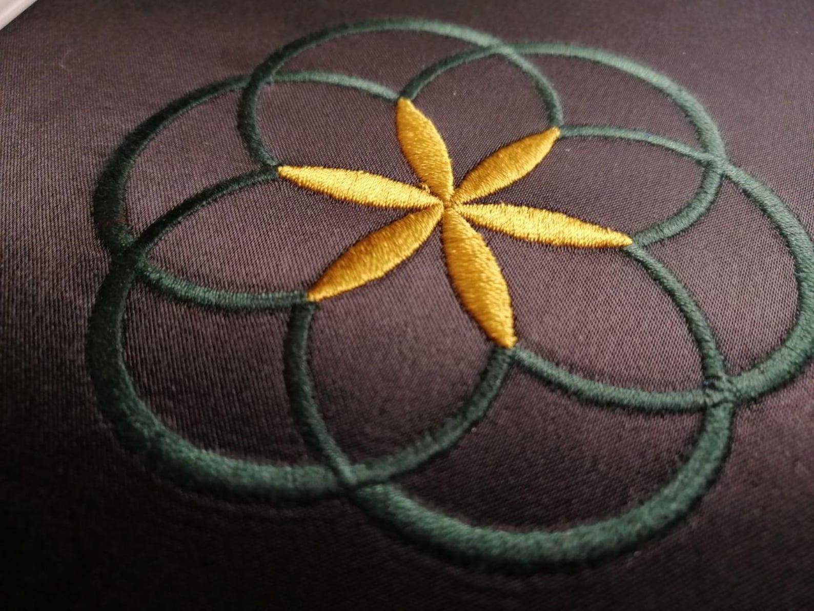 Seed of Life Embroidery Machine Design Seed of Life Chevron Embroidery ...