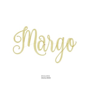 Margo Embroidery Design - Personal Name Machine Embroidery for the Girl ...
