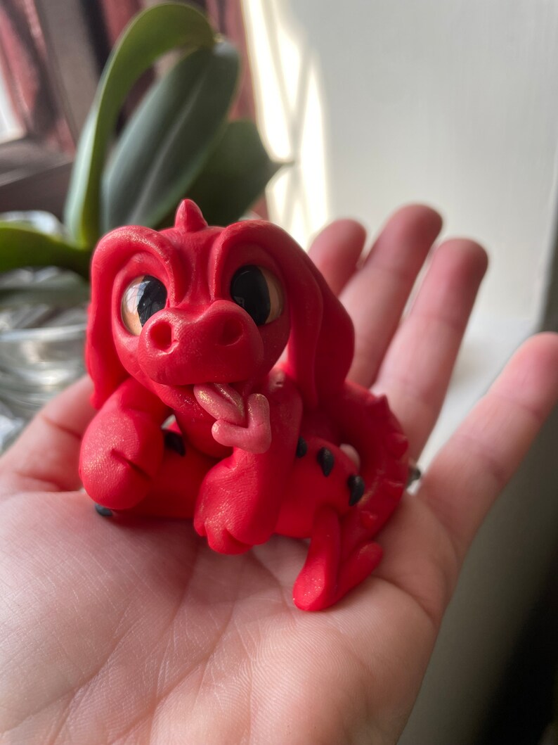Collectable Clay Welsh Dragon Sculpture Figurine - Etsy