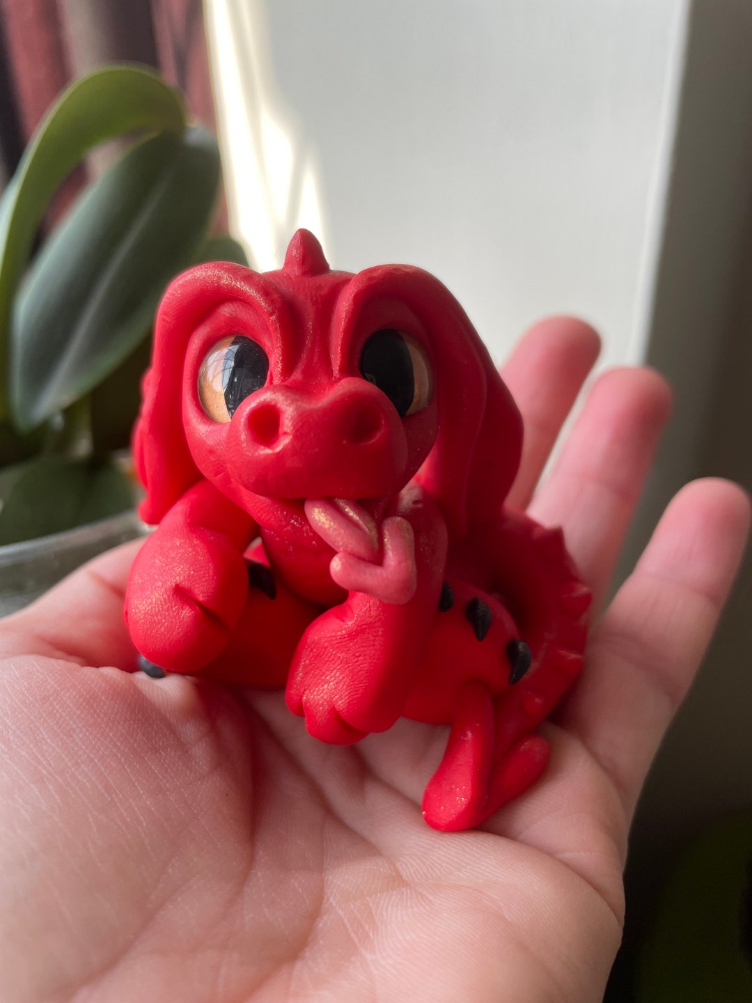 Collectable Clay Welsh Dragon Sculpture Figurine - Etsy