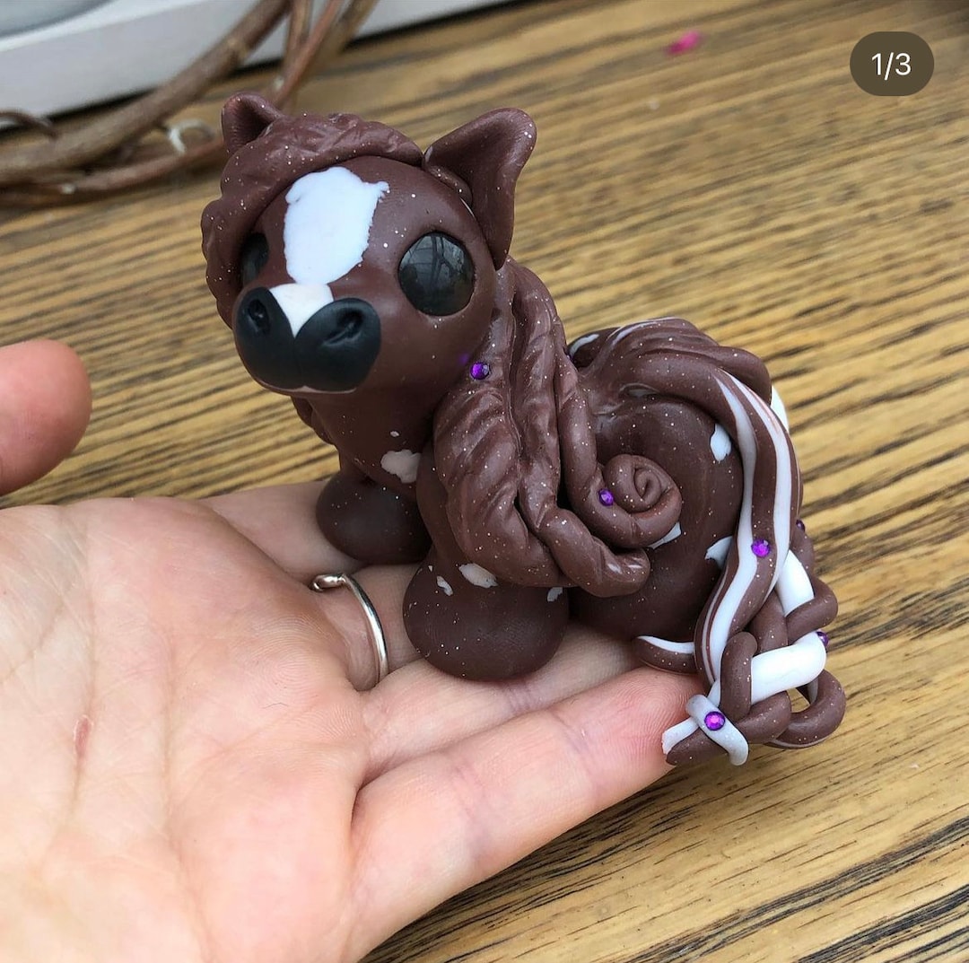 Collectable Clay Horse Pony Sculpture Figurine - Etsy