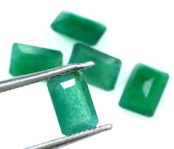 Green Beryl Emerald Gemstone Ring Size Emerald Loose Gemstone - Etsy