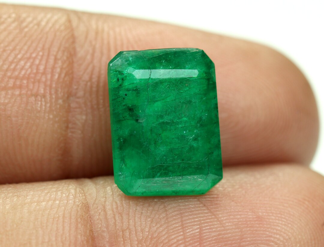 Gorgeous Emerald Green Stone, Natural Beryl Emerald Faceted Gemstone ...