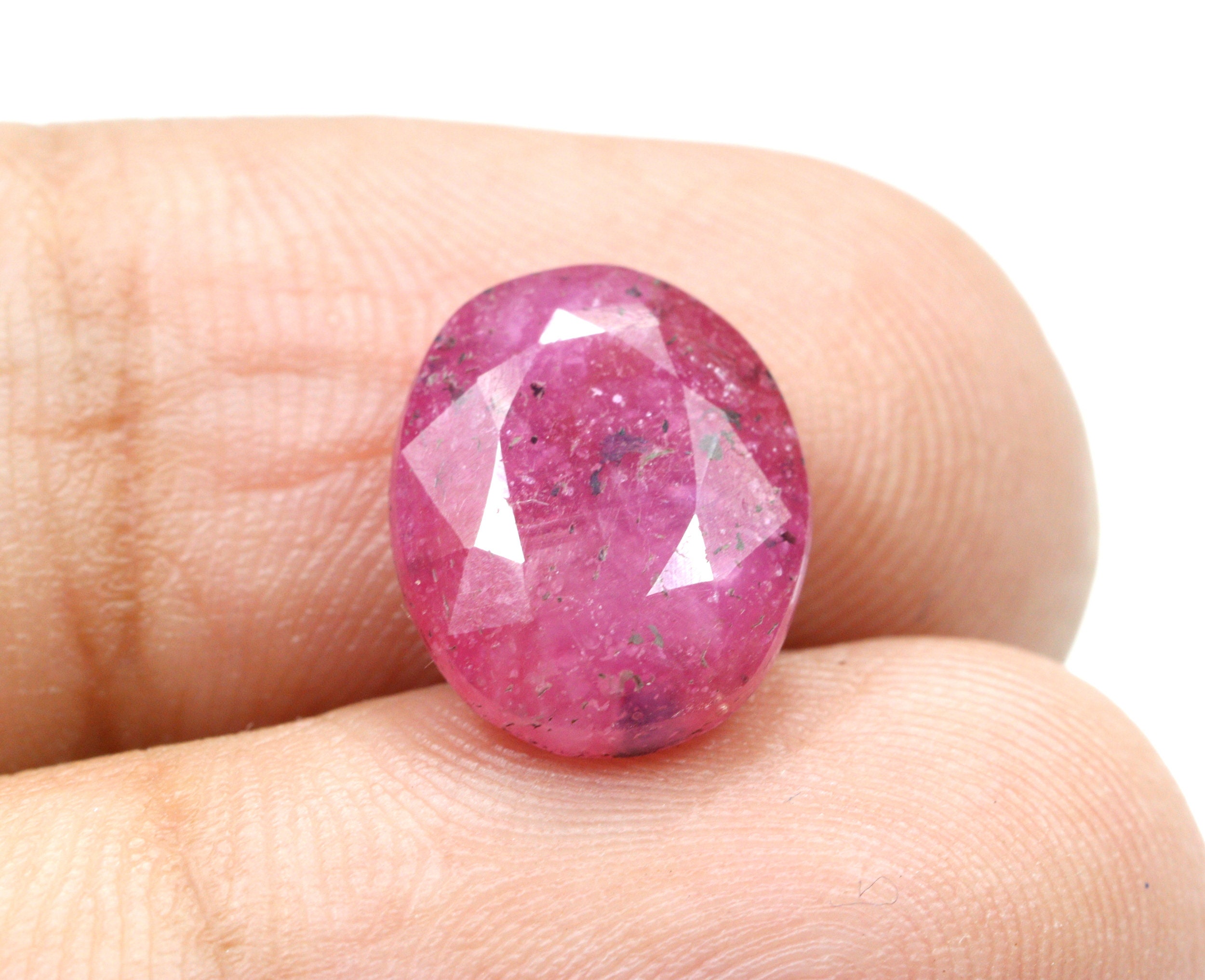 10x13x7MM Gorgeous Red Ruby Cut Stone Faceted Ruby Gemstones 11.80 ...