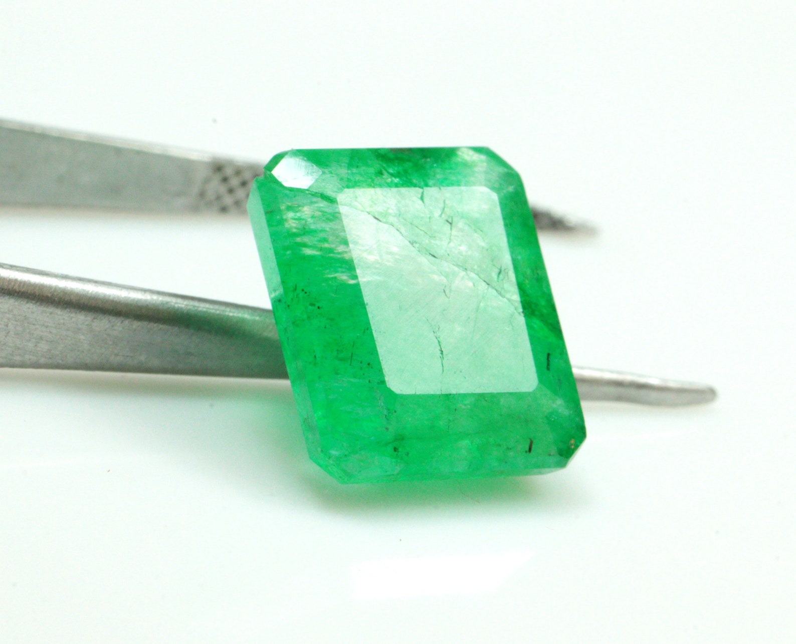 10.65 Carat Emerald Gemstone Emerald Rectangle Shape Gemstone | Etsy