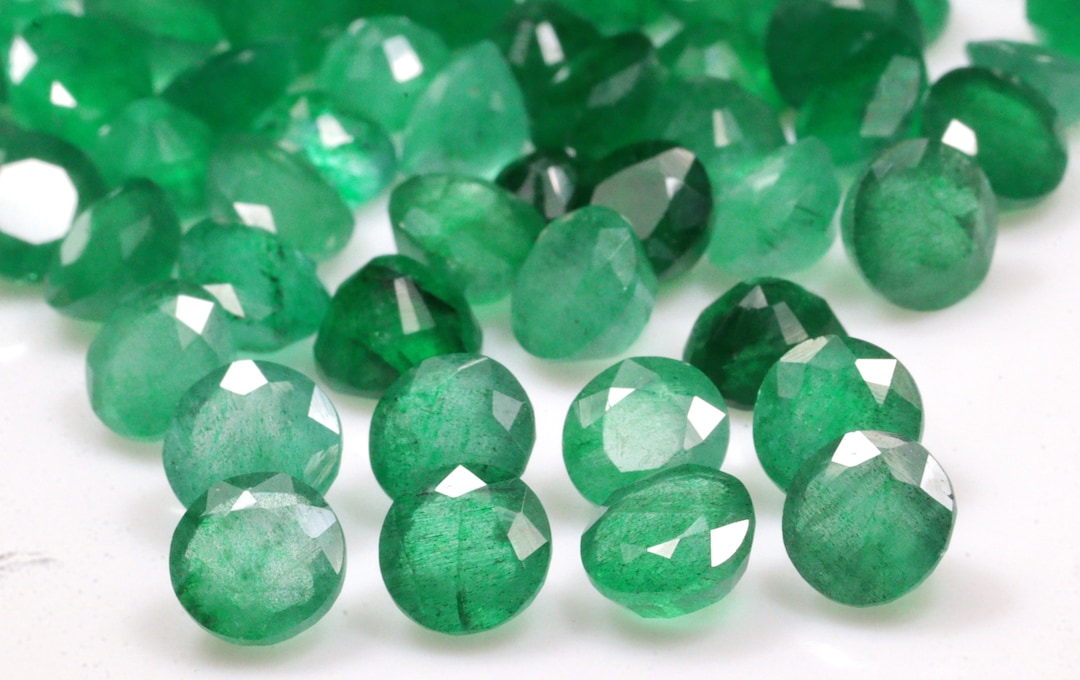 AAA Quality Green Beryl Emerald Faceted Gemstone Ring Size - Etsy UK