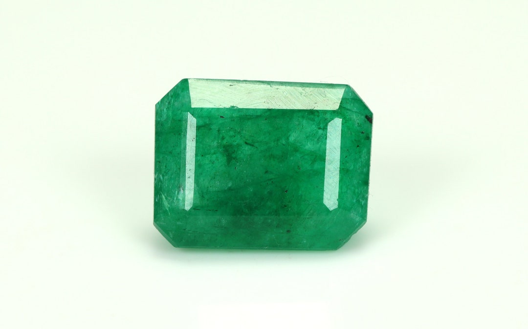 Gorgeous Emerald Green Stone Natural Beryl Emerald Faceted - Etsy