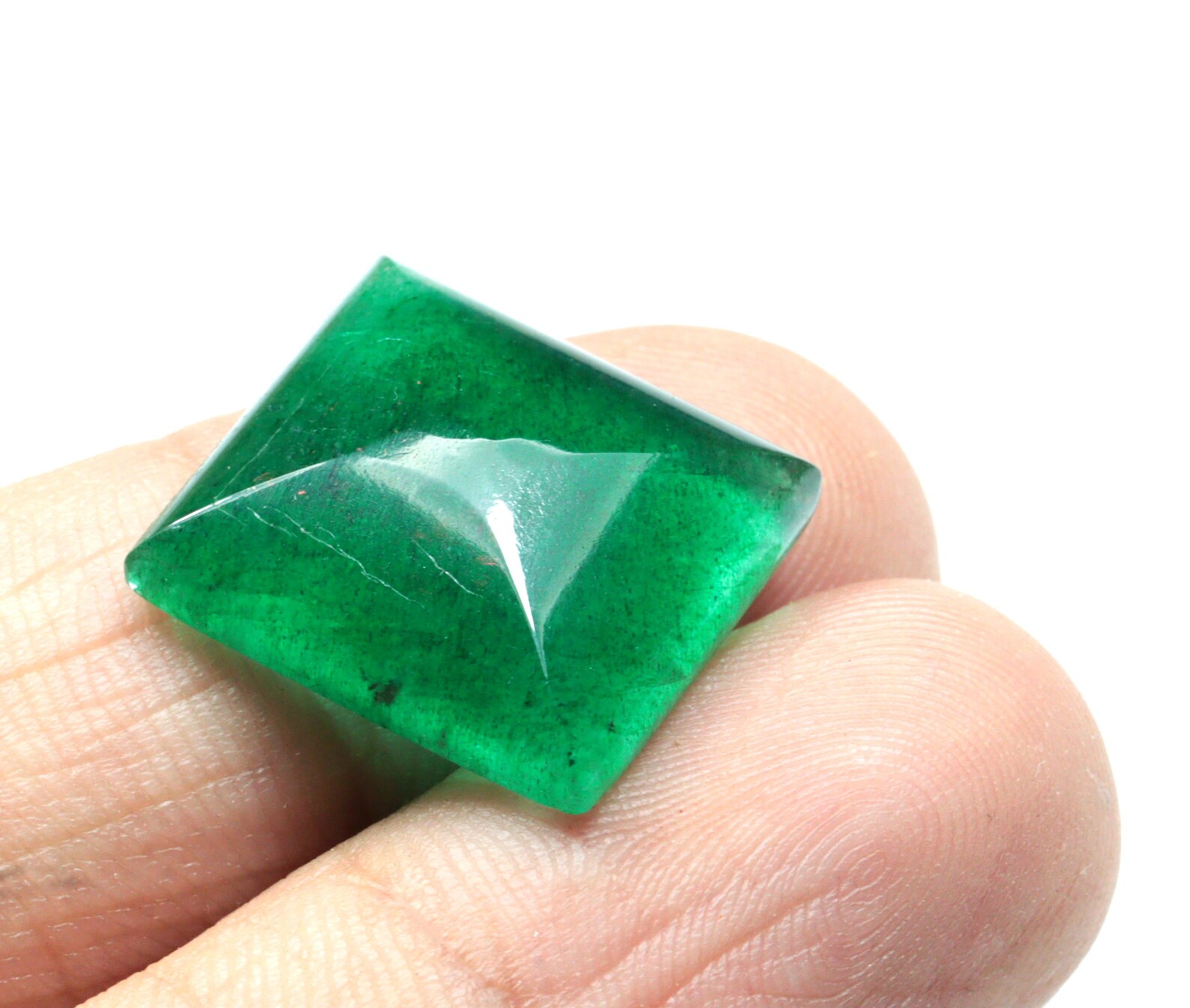 Natural Green Beryl Emerald Gemstone Sugar Loaf Shape Gemstone | Etsy