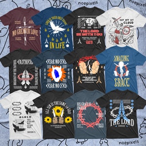 62 Christian Urban Streetwear T-shirt Design Bundle, Urban Streetstyle ...
