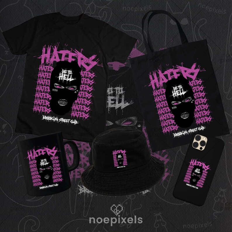 Haters Urban Streetwear T-shirt Design, Urban Streetstyle Png, Pop ...