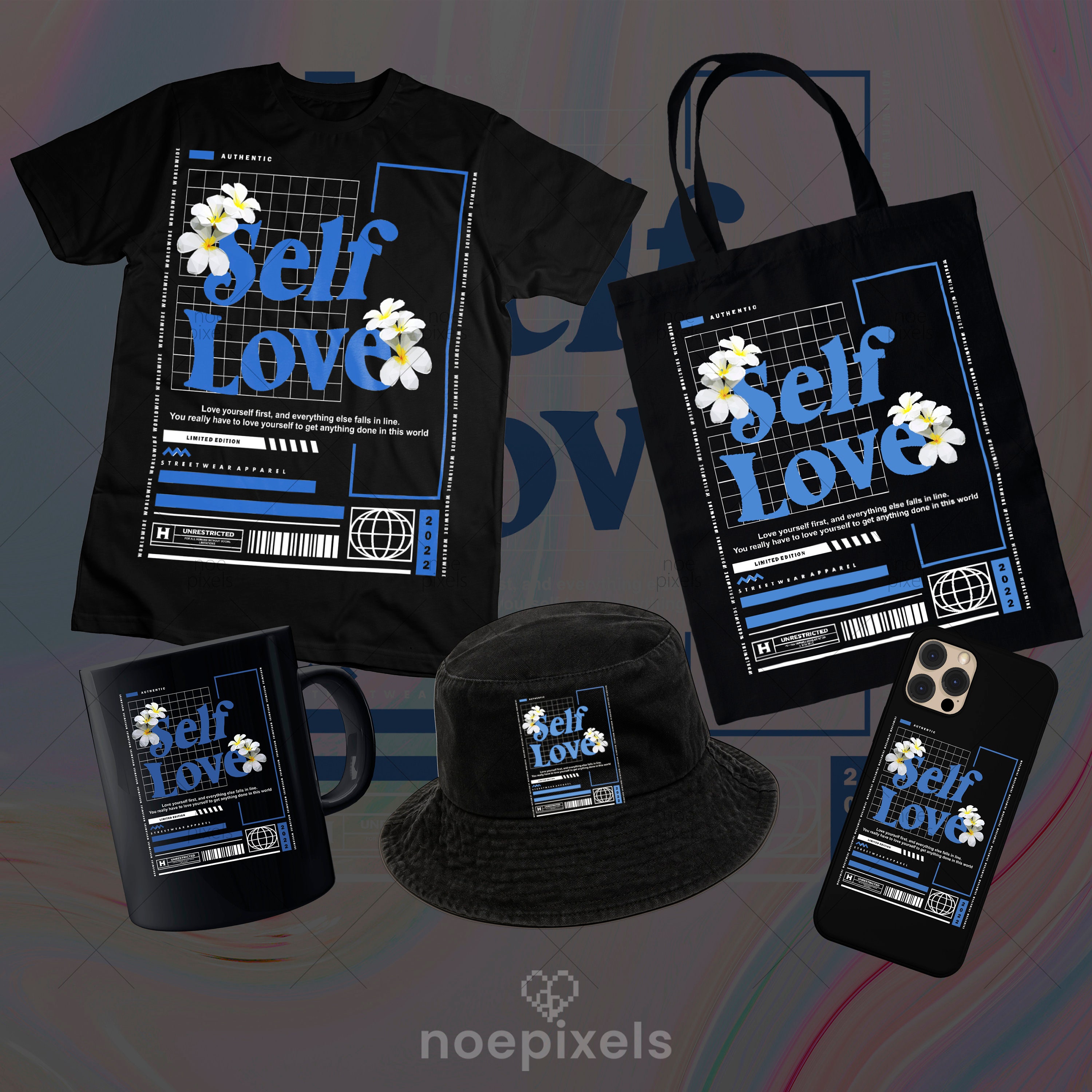 Self Love Urban Streetwear T-shirt Design, Self Love Png, Urban ...