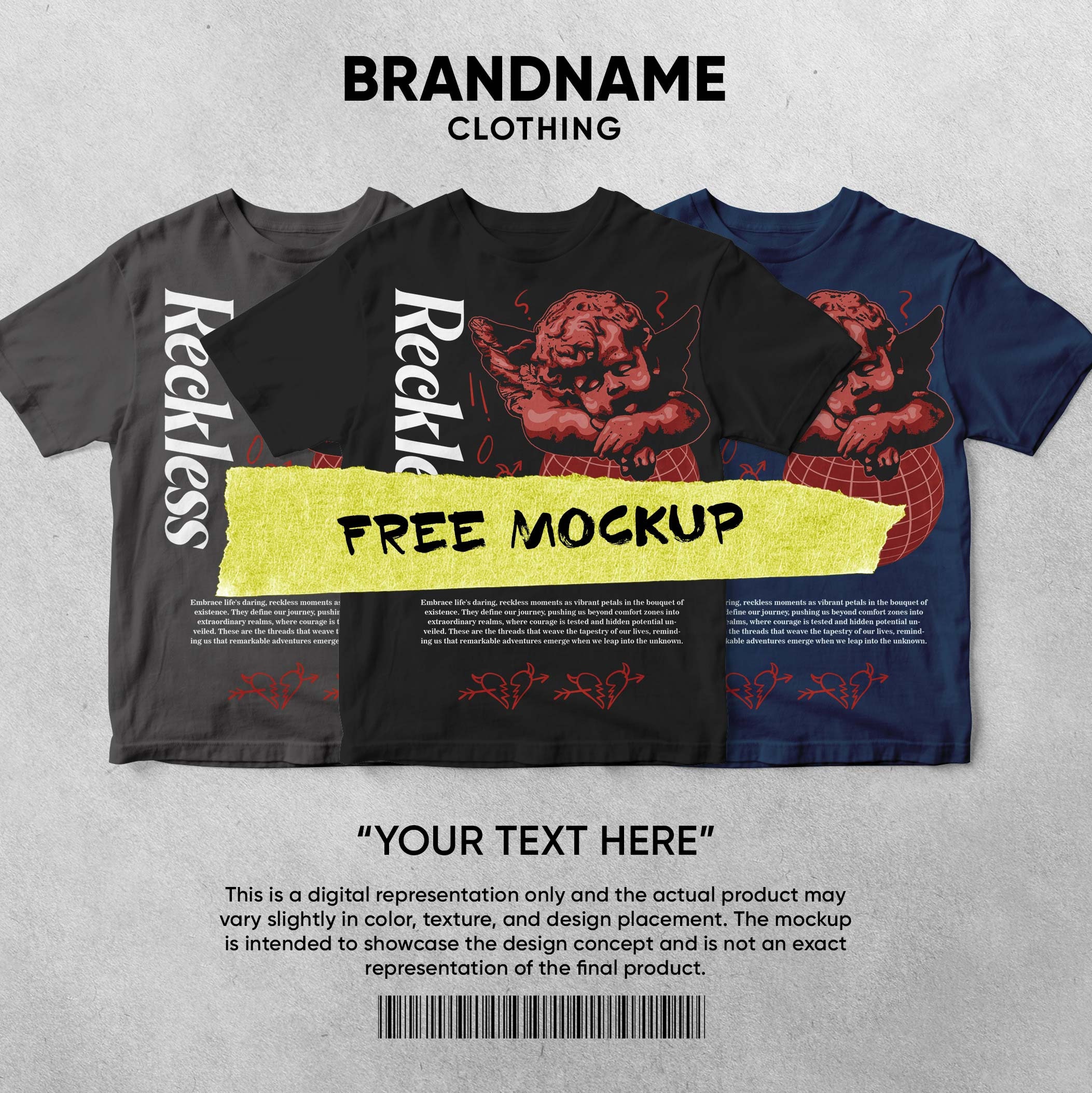 Reckless Urban Streetwear T-shirt Design, Urban Streetstyle Png, Street ...