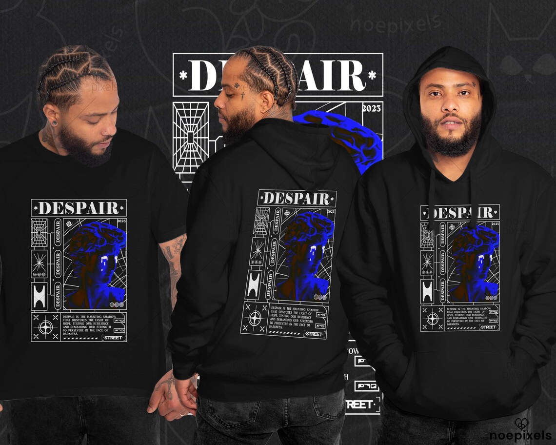 Despair Urban Streetwear T-shirt Design Urban Streetstyle - Etsy