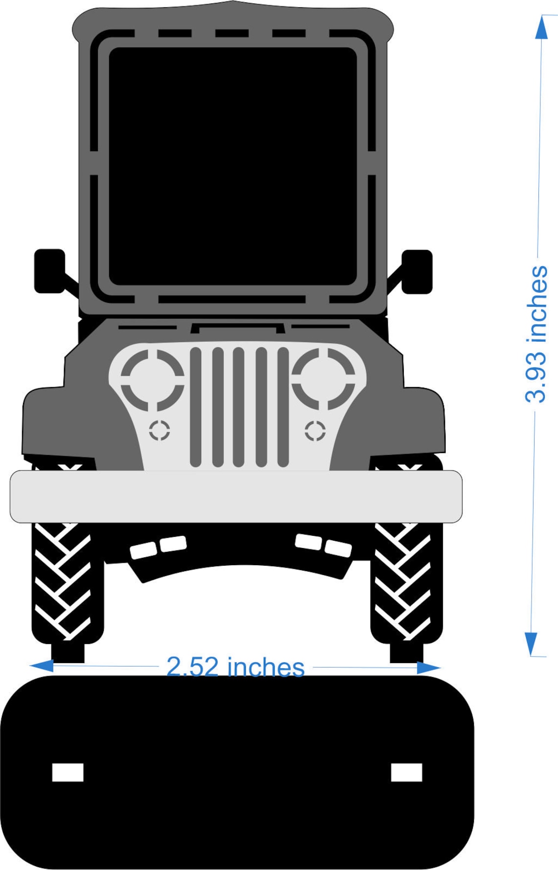 DXF Files for Laser Jeep Car Vector Projects for CNC Router - Etsy