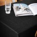 Black Linen Tablecloth Custom Size Rectangle Square Round Small Long ...