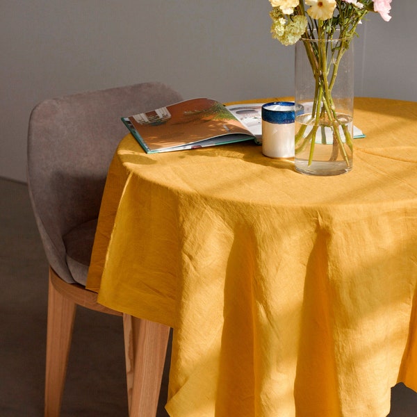 Round Table Cloth - Etsy