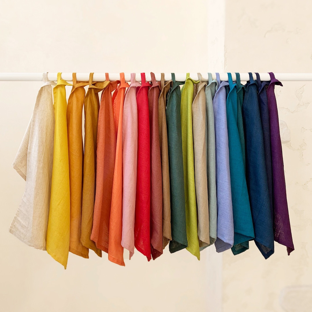 Linen Towels Custom Sizes: Tea Towel, Dish Towel, Kitchen Towel, Guest ...