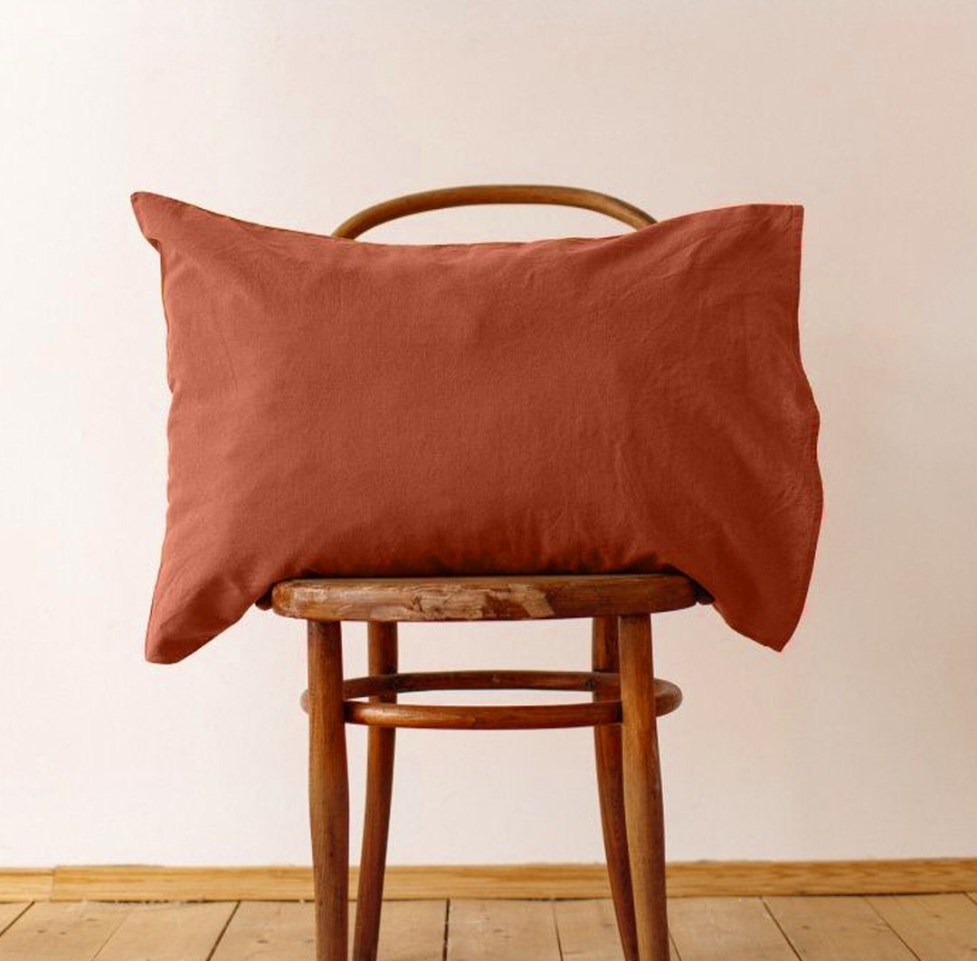 Custom Linen Pillowcases in 30 Colors - Envelope Closure, Multiple ...