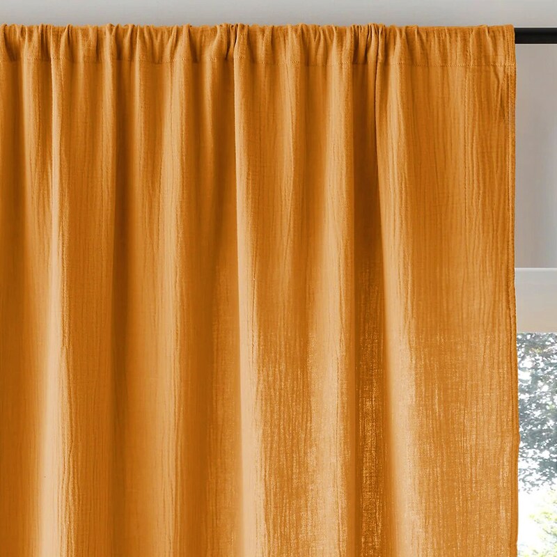 Muslin Curtains - Etsy