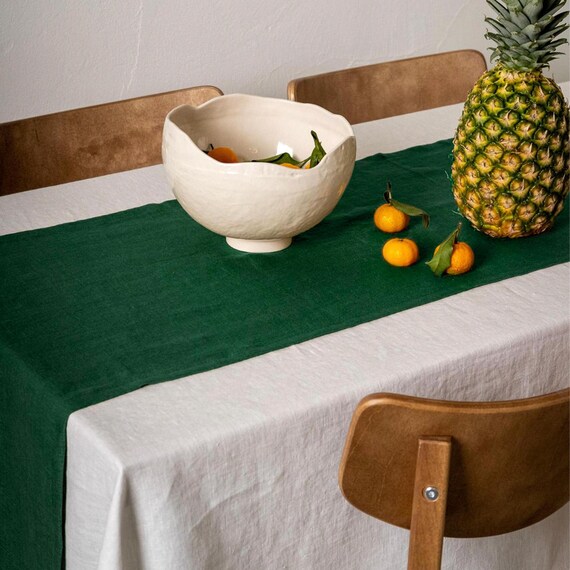 Dark Green Table Runner