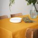 Mustard Yellow Linen Tablecloth in Various Sizes Rectangle - Etsy