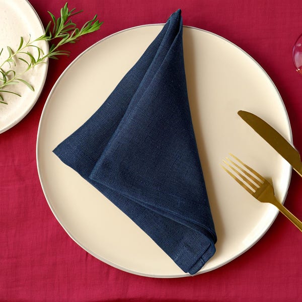 Navy Table Linens - Etsy