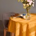 Mustard Yellow Linen Tablecloth in Various Sizes Rectangle - Etsy