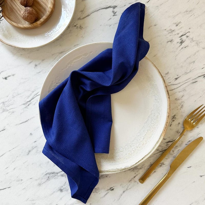 Blue Napkins - Etsy