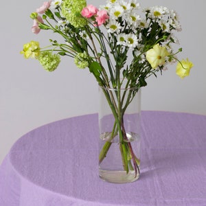 Light Purple Linen Tablecloth Various Size Lilac Lavender Wedding Large ...