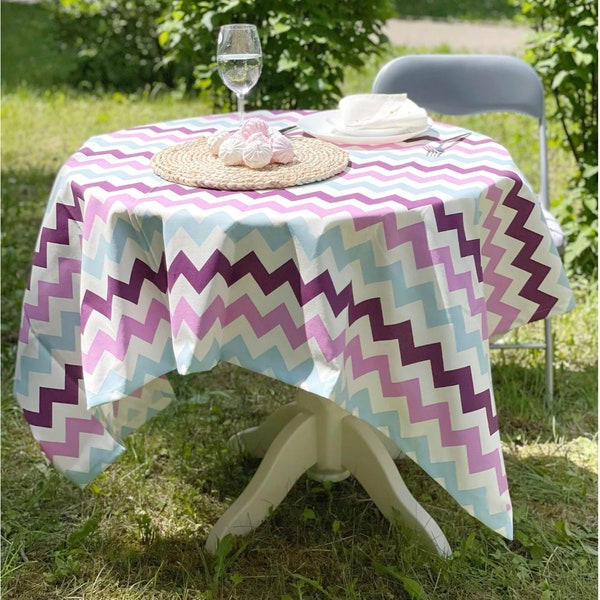 Chevron Tablecloth - Etsy