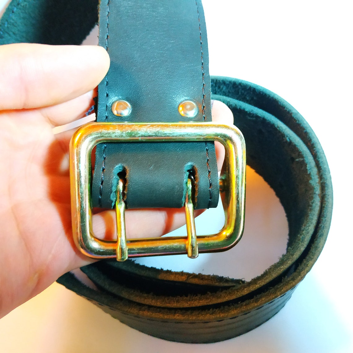 The Original Belt of the Russian Army Genuine Leather | Etsy