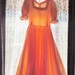 Vintage 1970s Ladies Peach Prairie Dress Size 8-10 - Etsy