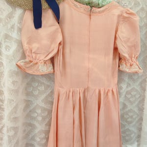 Vintage 1970s Ladies Peach Prairie Dress Size 8-10 - Etsy