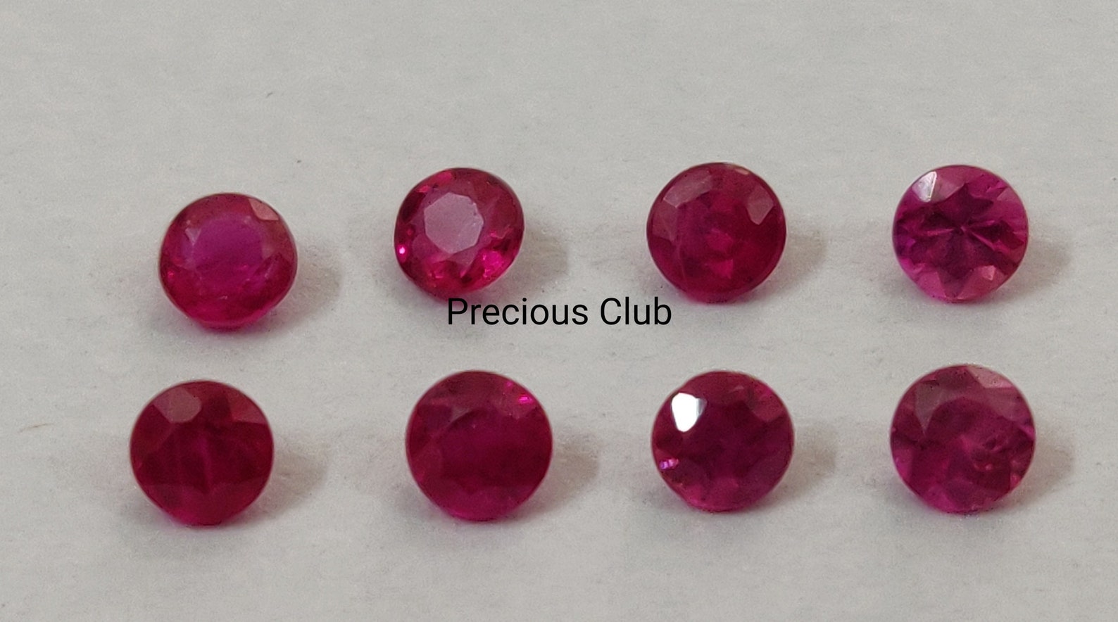 Natural Brilliant Cut Ruby 2.75 mm Round Faceted cut AAA | Etsy