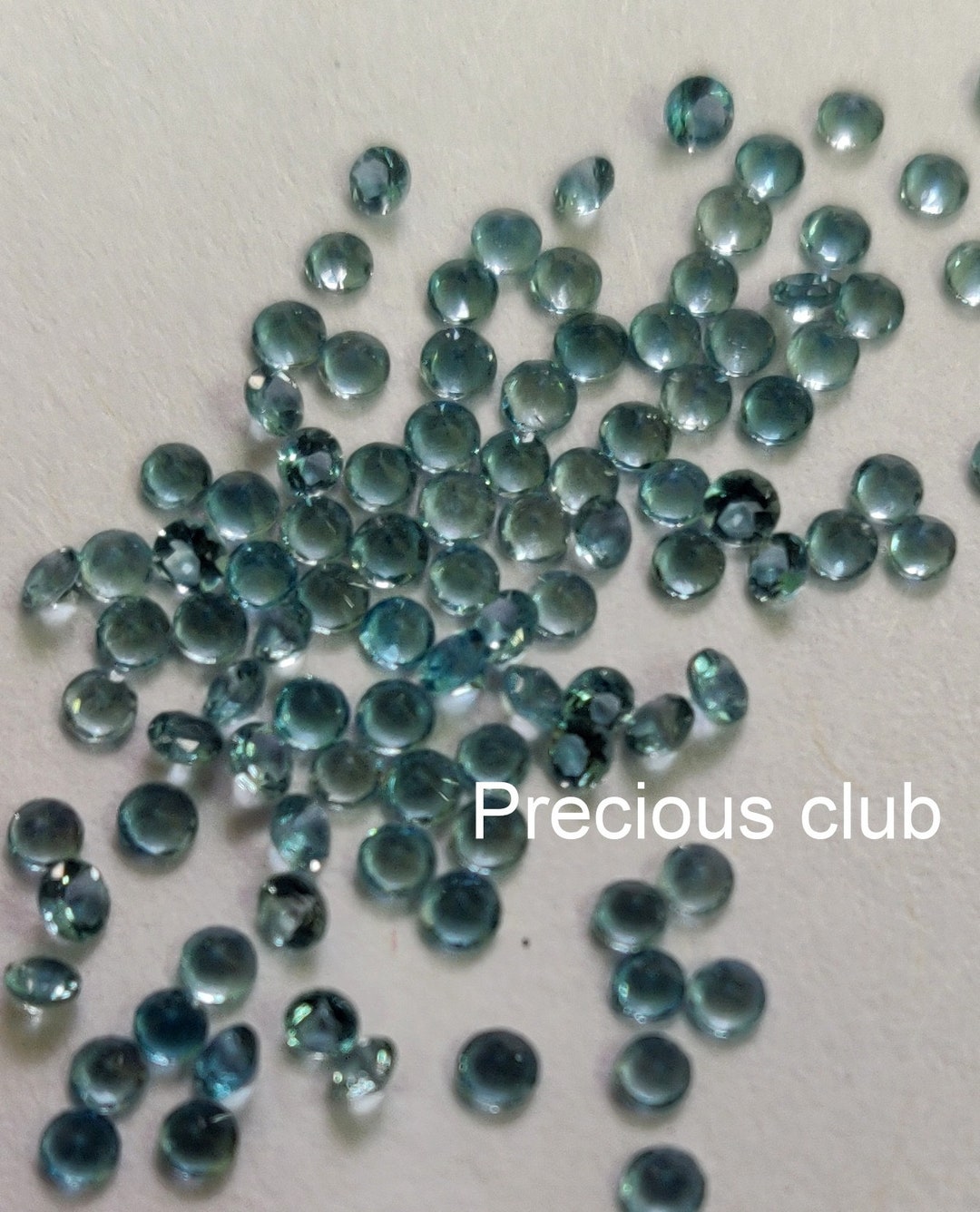 Topacio Azul Londres Natural Corte Redondo 1.75mm Facetado Topacio ...