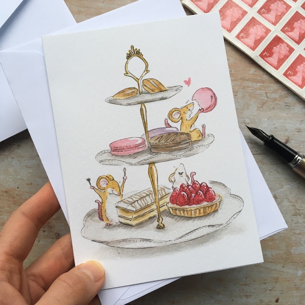 High Tea Card - Etsy