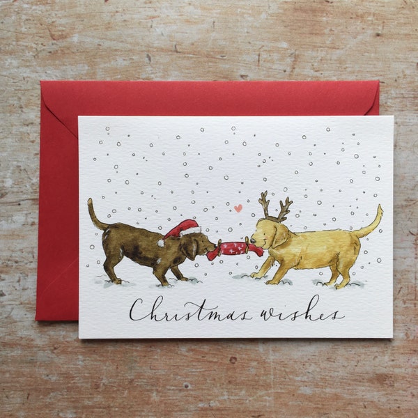 Dog Christmas Card - Etsy