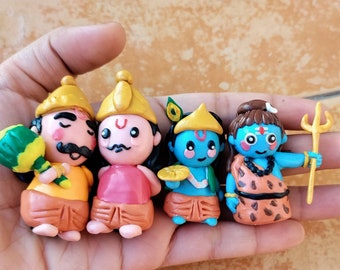 Indian Gods Figurines - Etsy