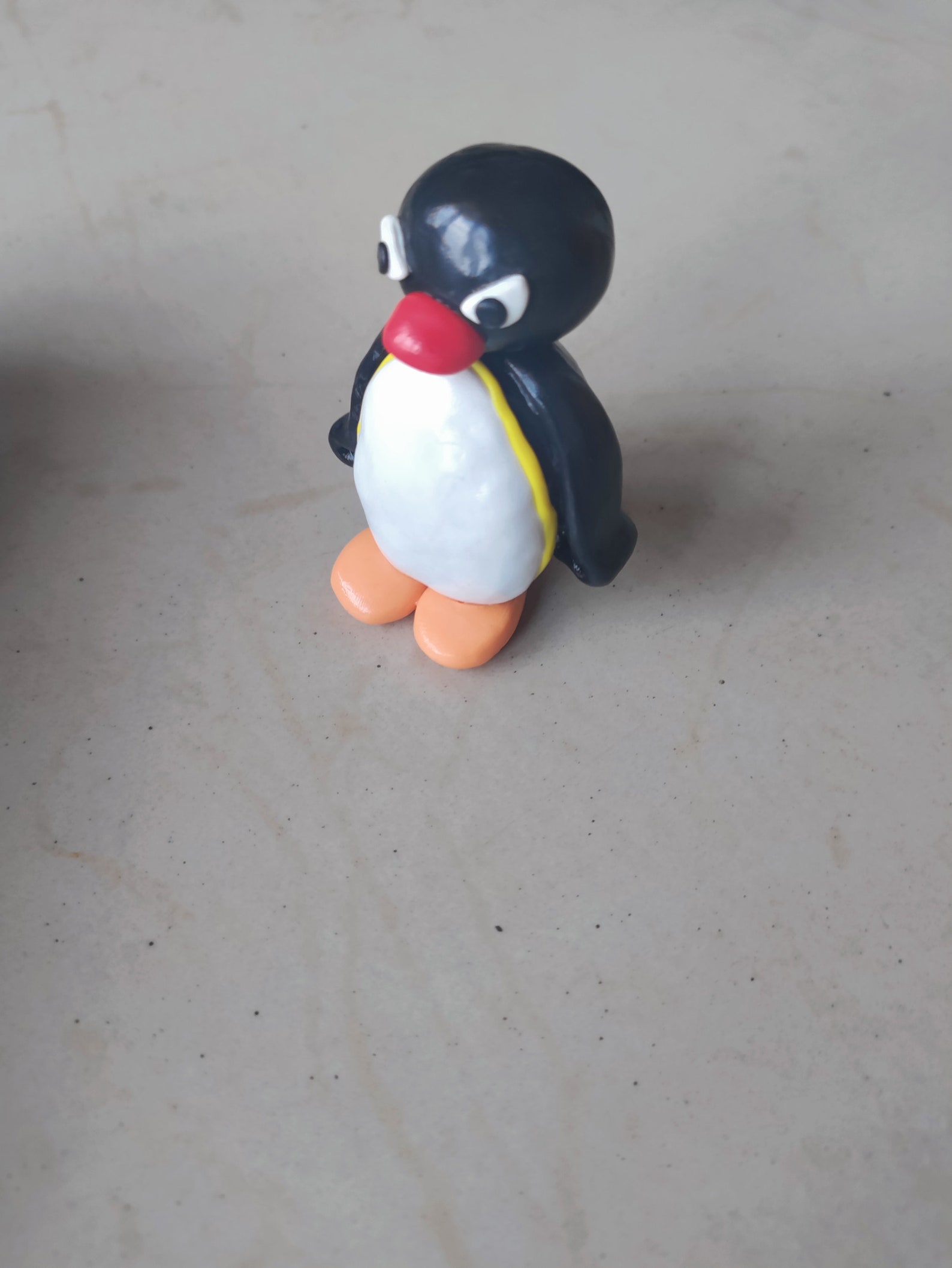 Angry Pingu and Pinga Figure Figurine Doll Toy, Handmade, Penguins, 90s ...