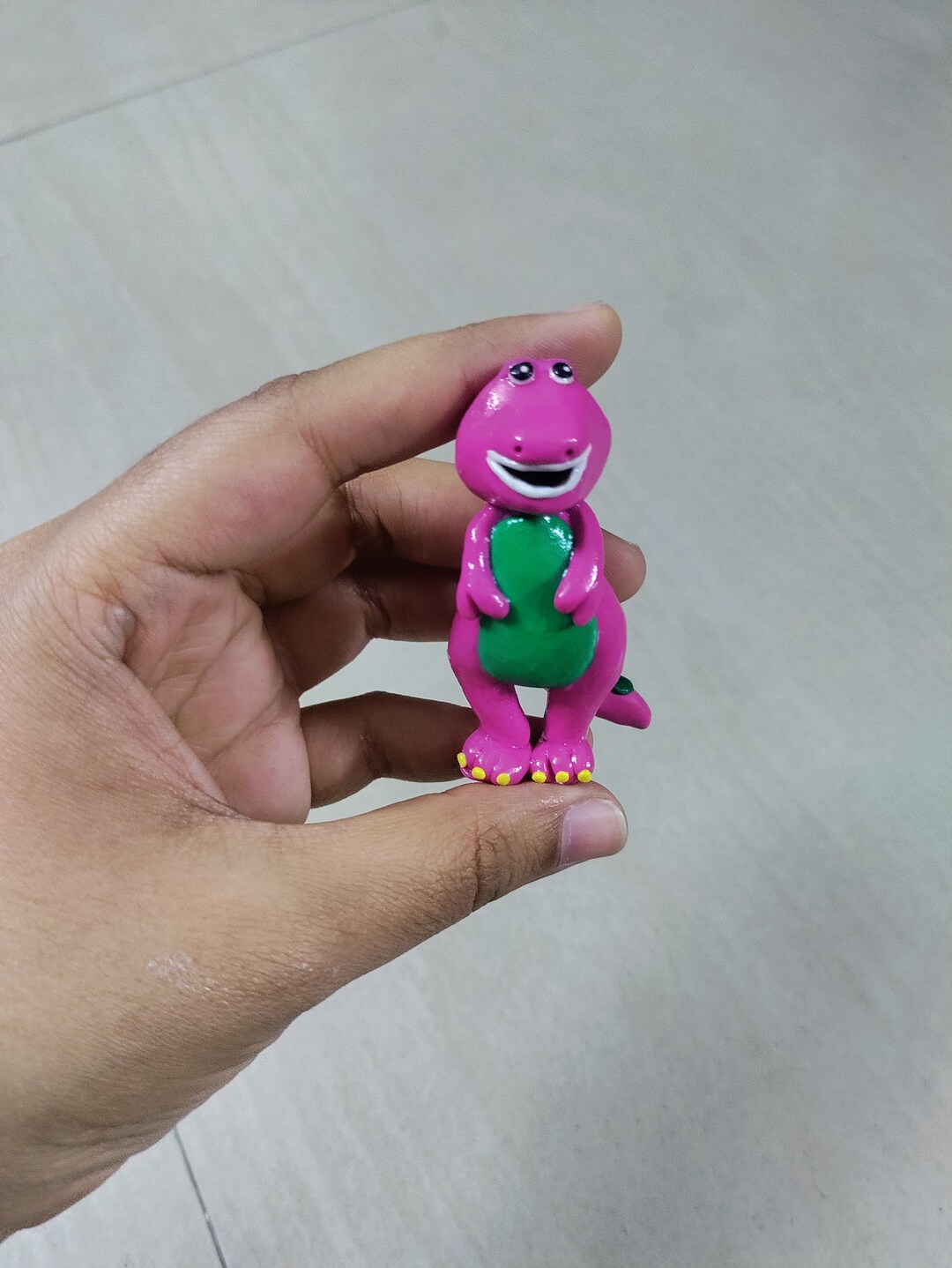 Miniature Barney Toy Figure Doll Collectible, Dragon, Barney & Friends ...