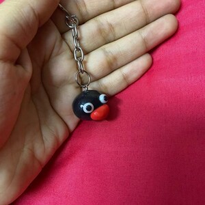 Pingu/ Pingu Head/ Miniature Pingu/ Miniature Penguin/ Penguin Keychain ...