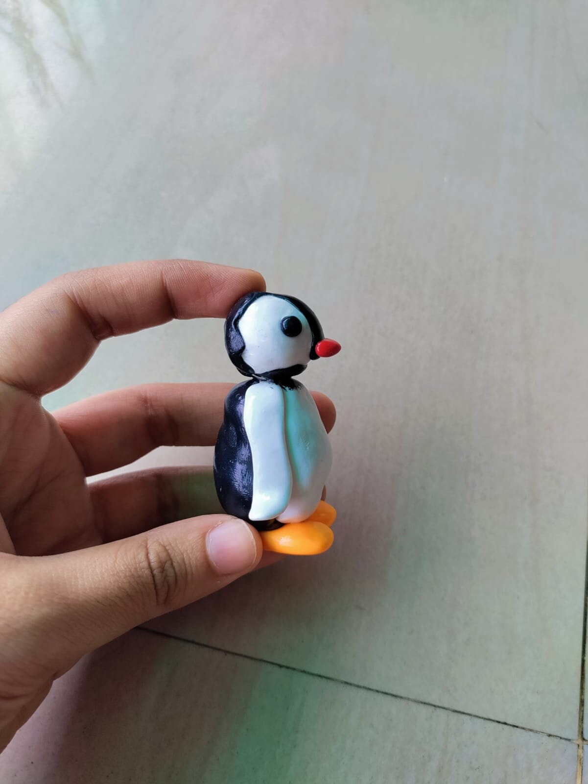 Pinga Doll Figure Collectible Pingu's Sister; Baby Penguin, Figurine ...