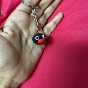 Pingu/ Pingu Head/ Miniature Pingu/ Miniature Penguin/ Penguin Keychain ...
