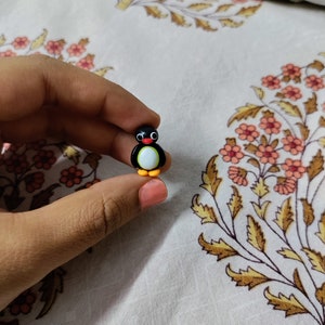 Micro Miniature Pingu Doll Toy Figure Miniature Collectible Action ...