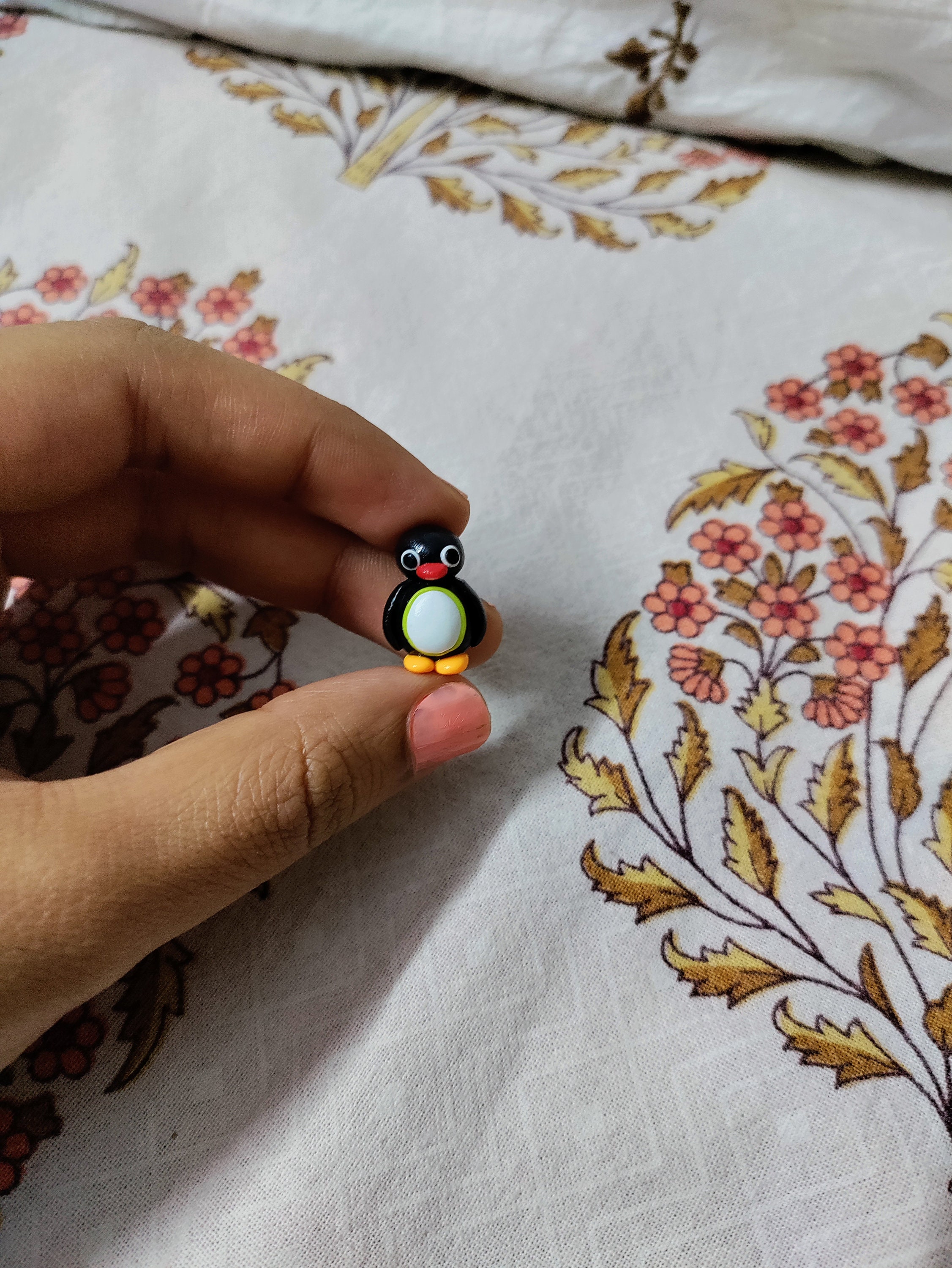 Micro Miniature Pingu Doll Toy Figure Miniature Collectible Action ...