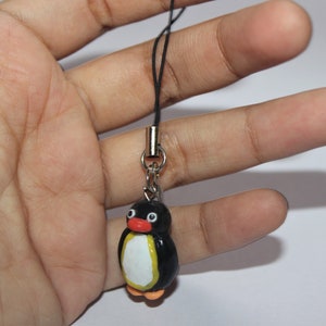 Pingu/ Pingu Head/ Miniature Pingu/ Miniature Penguin/ Penguin Keychain ...