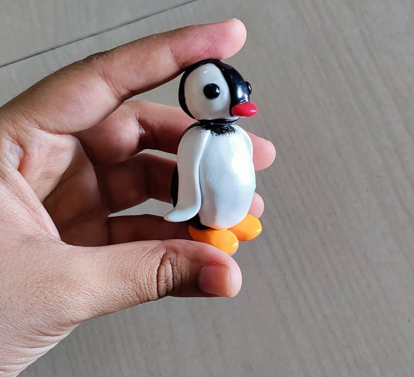 Pinga Doll Figure Collectible Pingu's Sister; Baby Penguin, Figurine ...
